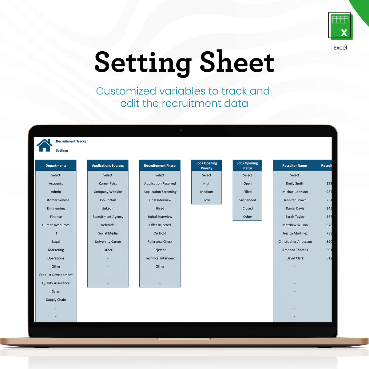 Recruitment Tracker – The Pro Sheets
