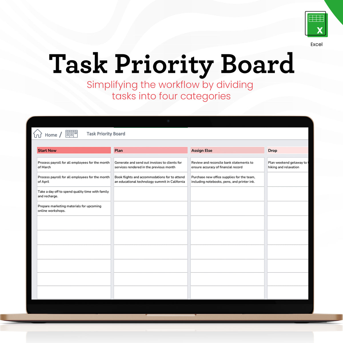 Task Priority Tracker – The Pro Sheets